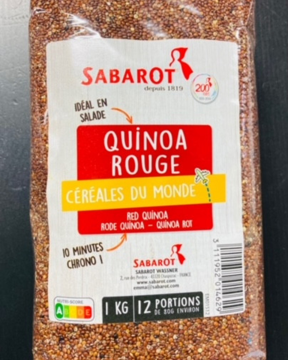 quinoa rouge 1 kilo | CHEZ BRIGITTE